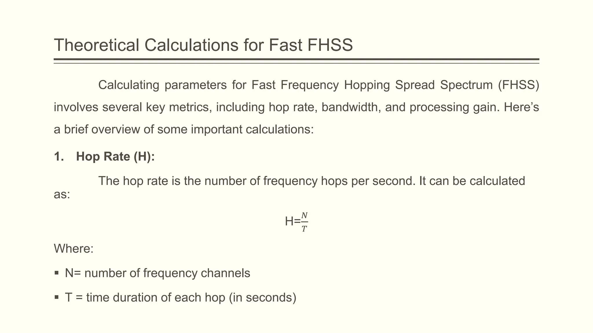 FHSS (Fast Frequency Hopping ).......... | PDF