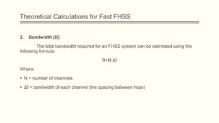 FHSS (Fast Frequency Hopping ).......... | PDF