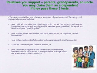 Fht 4 dependents | PPT