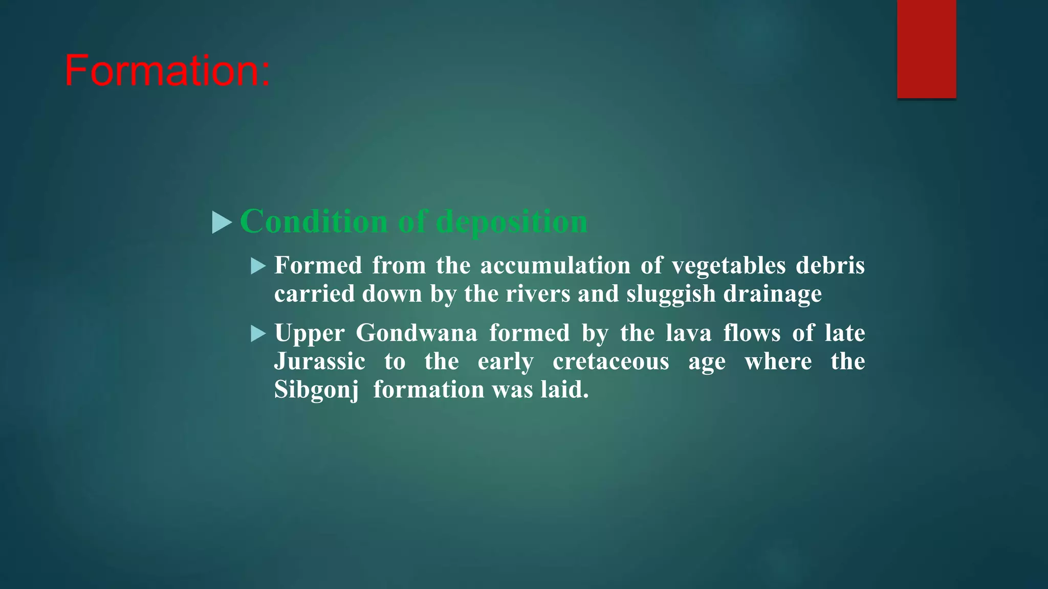 Fhulbari coal field and gondwana formation | PPTX