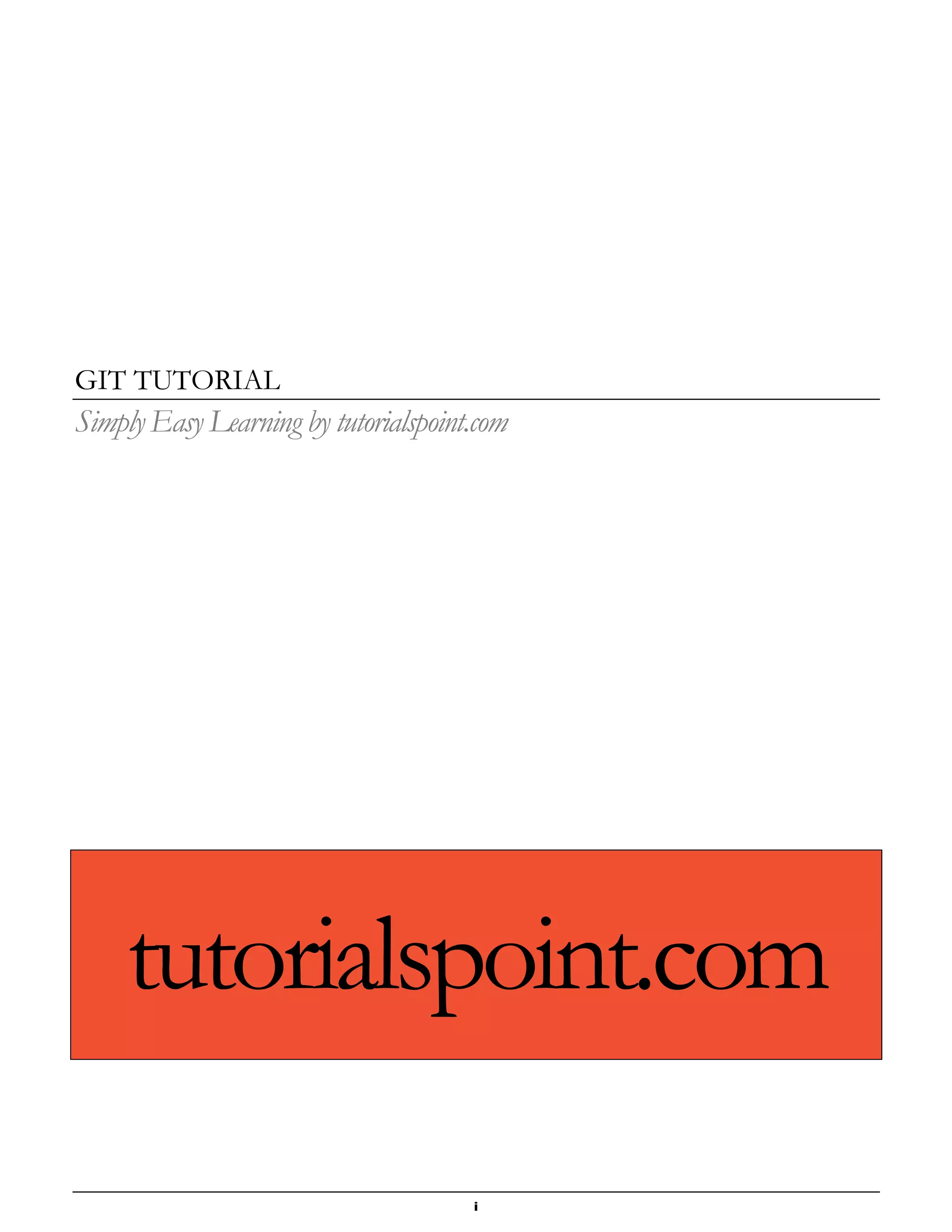 Git Tutorial Pdf 