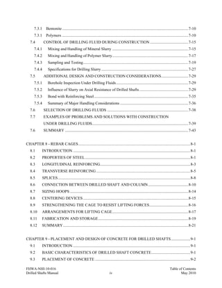 FHWA Pile construction method and design | PDF