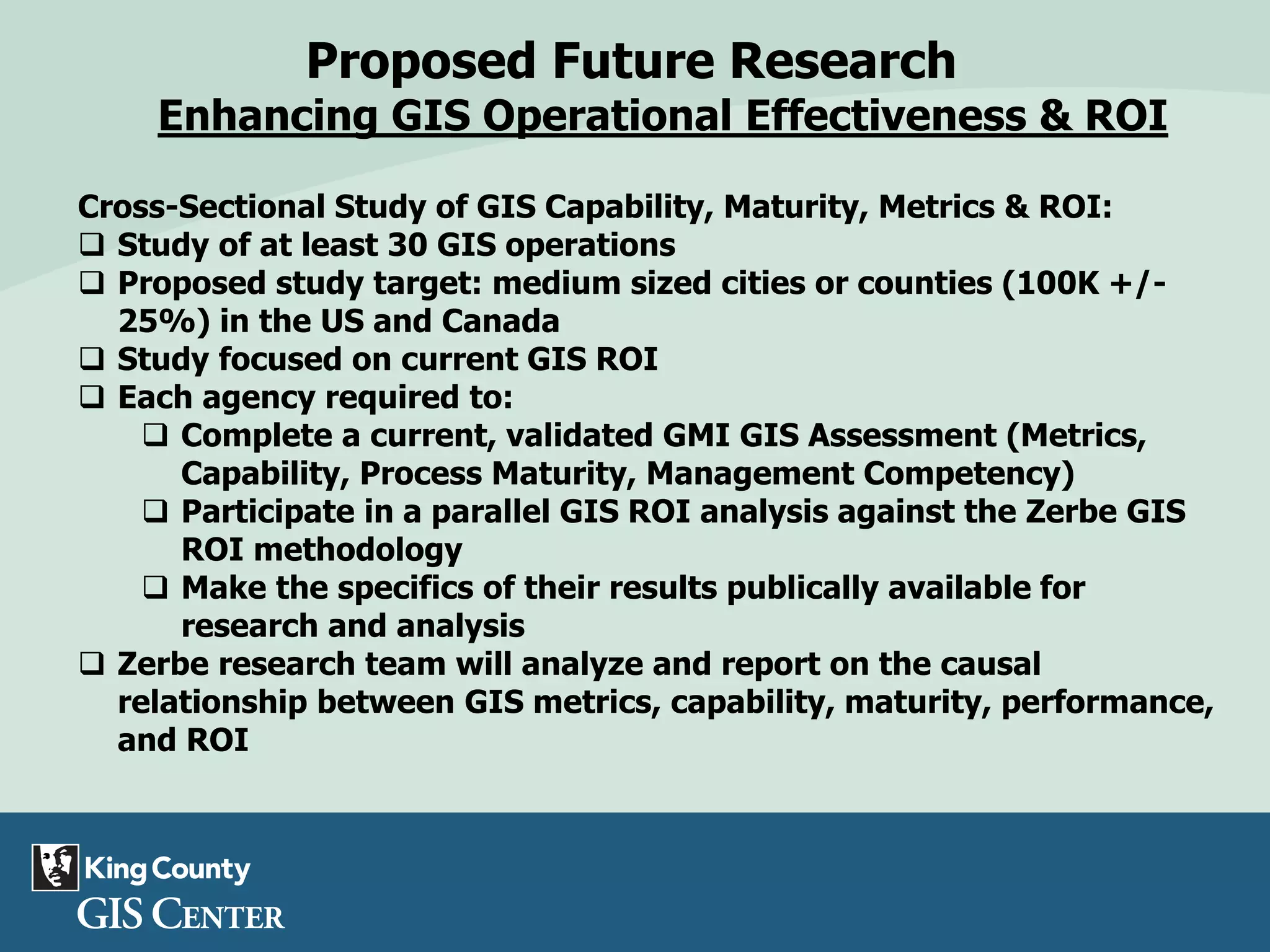GIS Return on Investment | PDF
