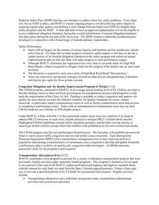 FHWA MAP-21 Summary | PDF