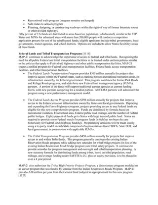 FHWA MAP-21 Summary | PDF