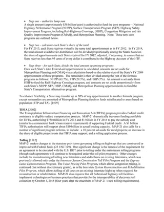 FHWA MAP-21 Summary | PDF