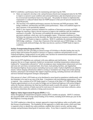 FHWA MAP-21 Summary | PDF