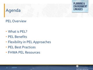 Planning and Environment Linkage: An Overview | PDF