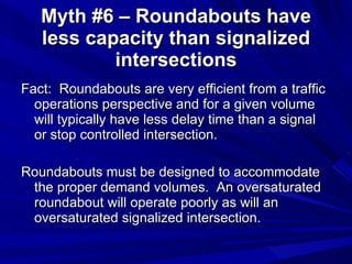 FHWA roundabout presentation | PPT