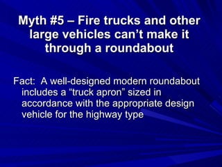FHWA roundabout presentation | PPT