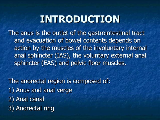 fecal incontinence | PPT