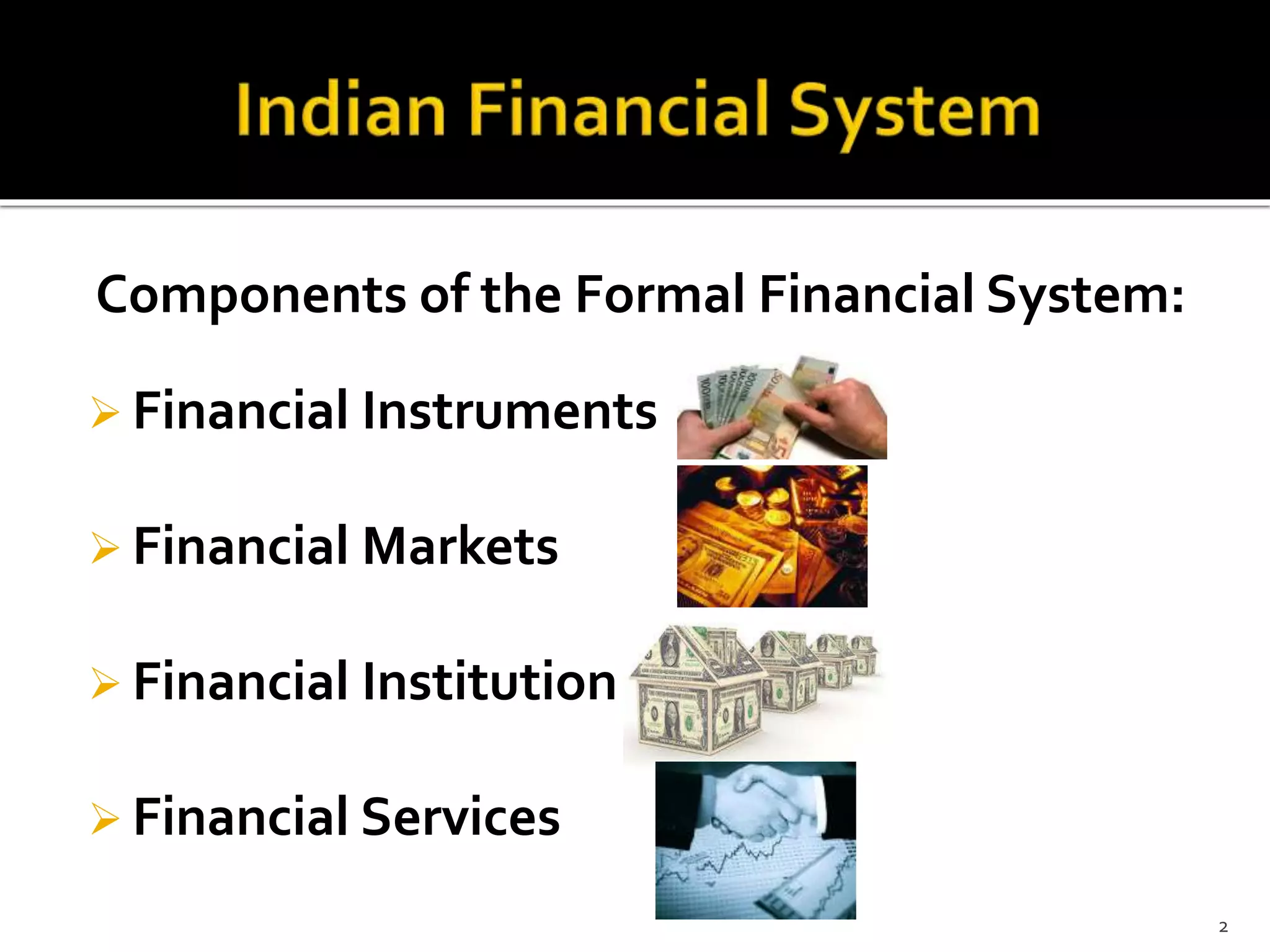 Role of Financial Institutions in India | PPTX