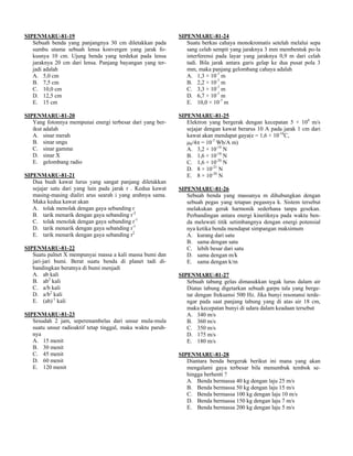 SOAL FISIKA : Fi 1981 | PDF