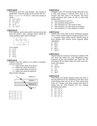 SOAL FISIKA : Fi 1983 | PDF