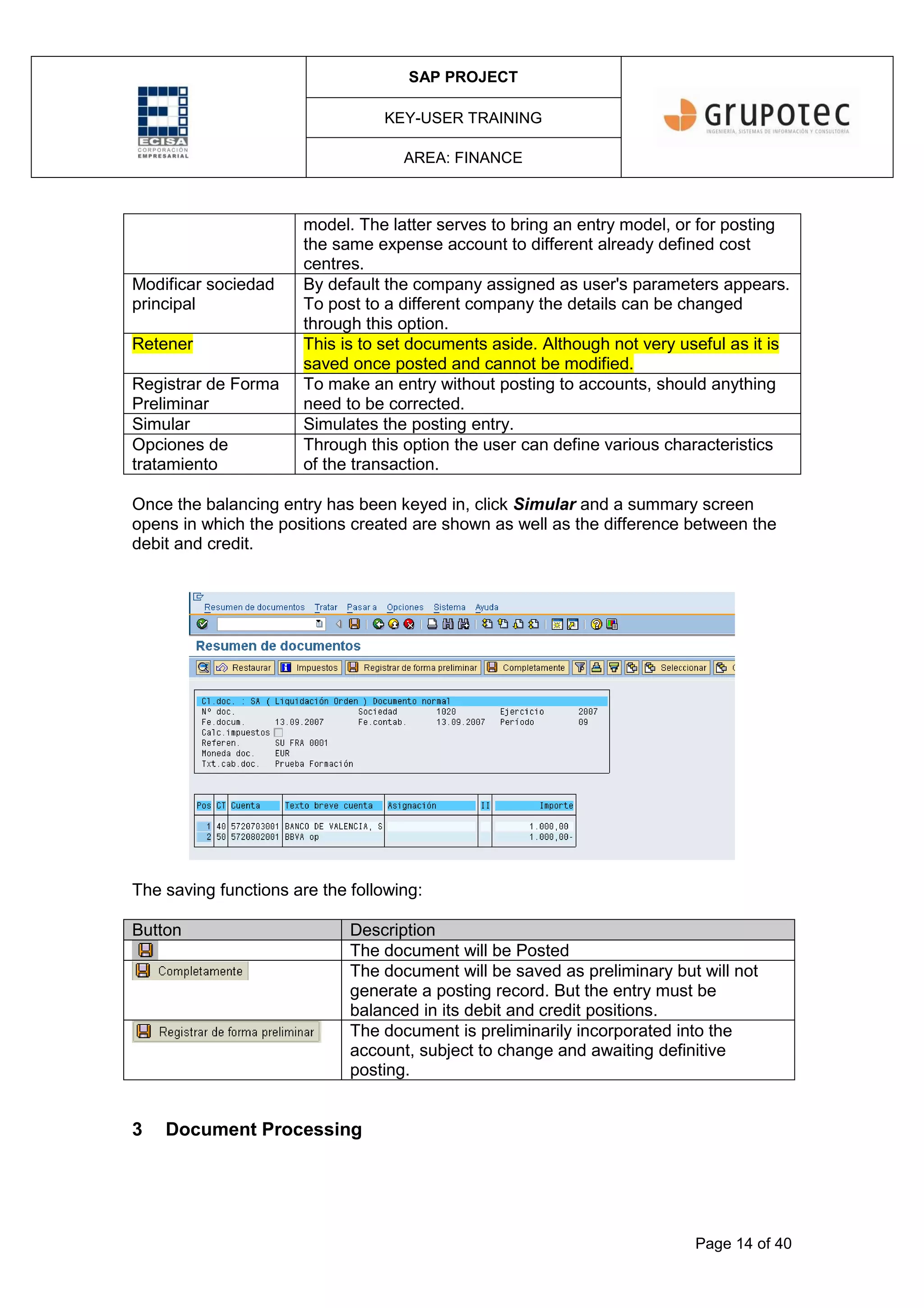 SAP - General Ledger Account | PDF