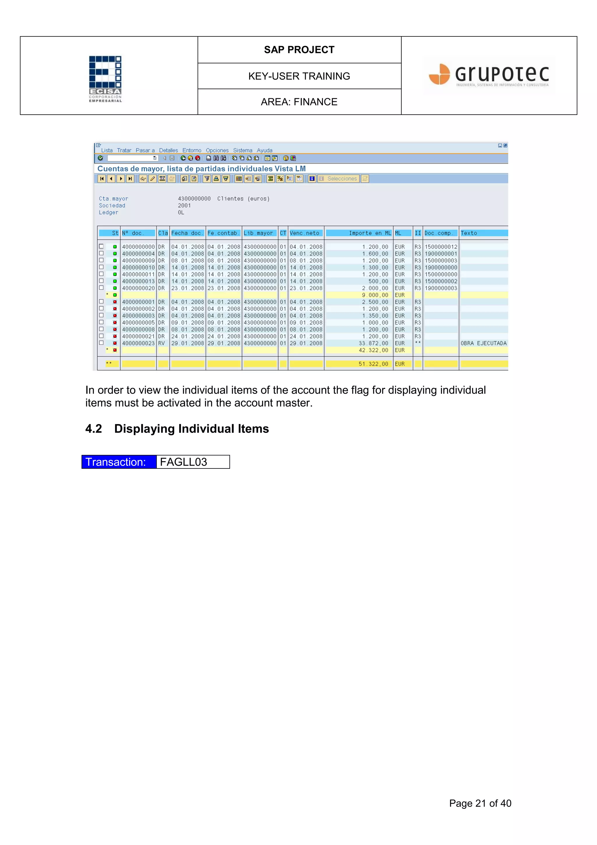 SAP - General Ledger Account | PDF