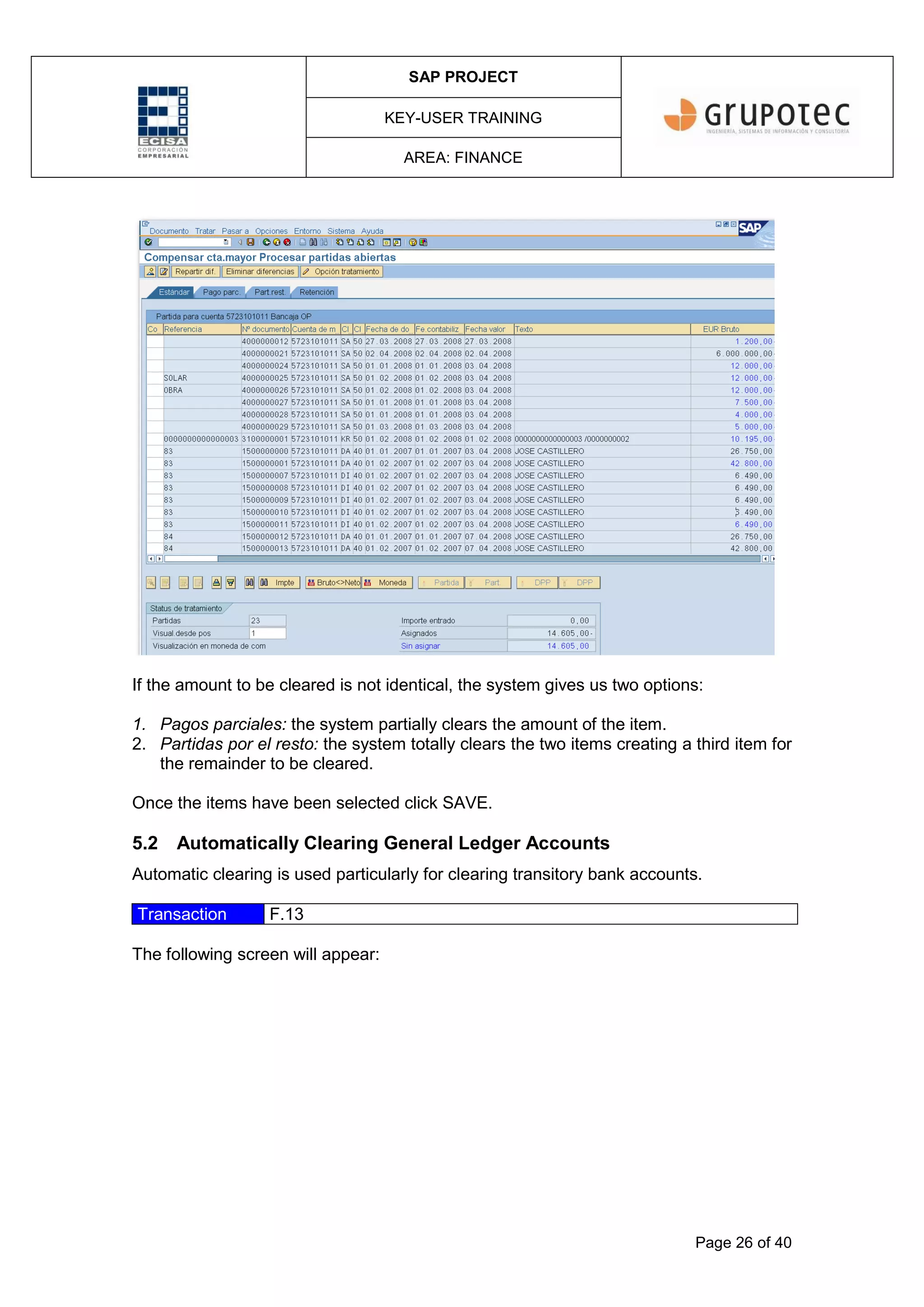 SAP - General Ledger Account | PDF