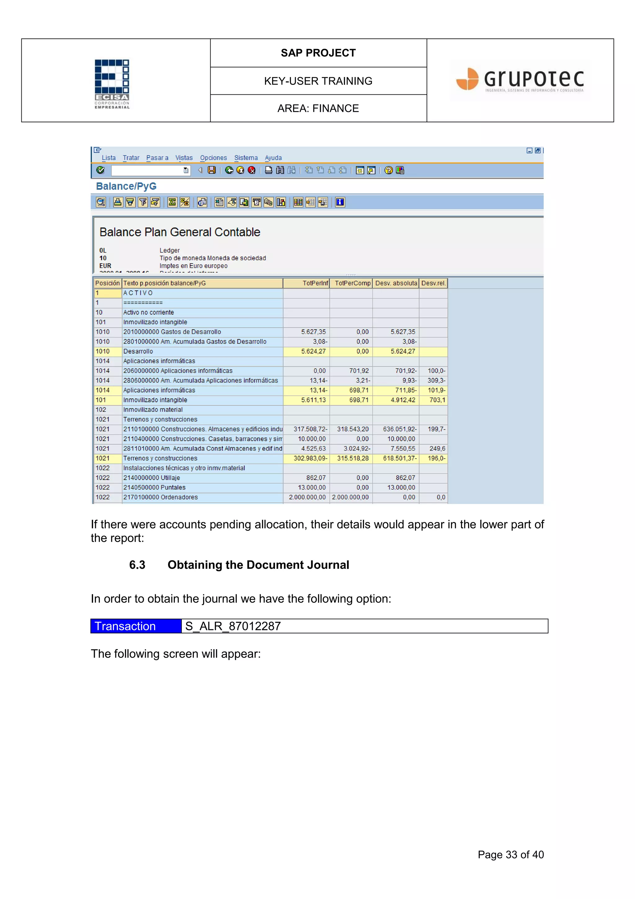 SAP - General Ledger Account | PDF