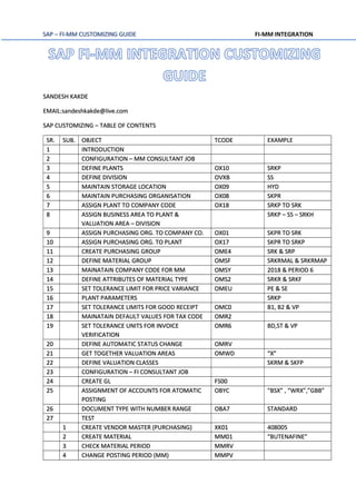 Fi mm integration | PDF