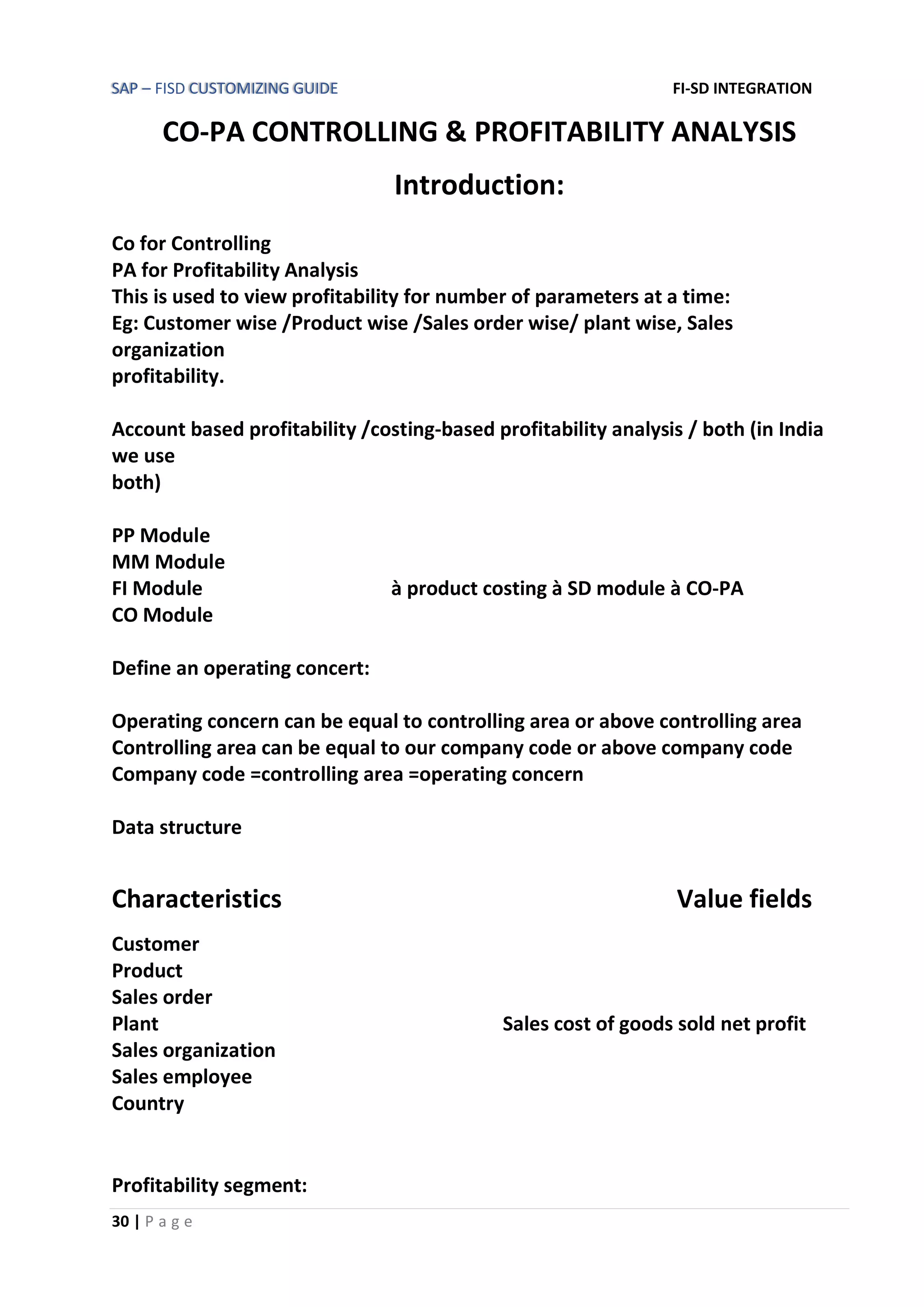 Fi sd integration with copa | PDF