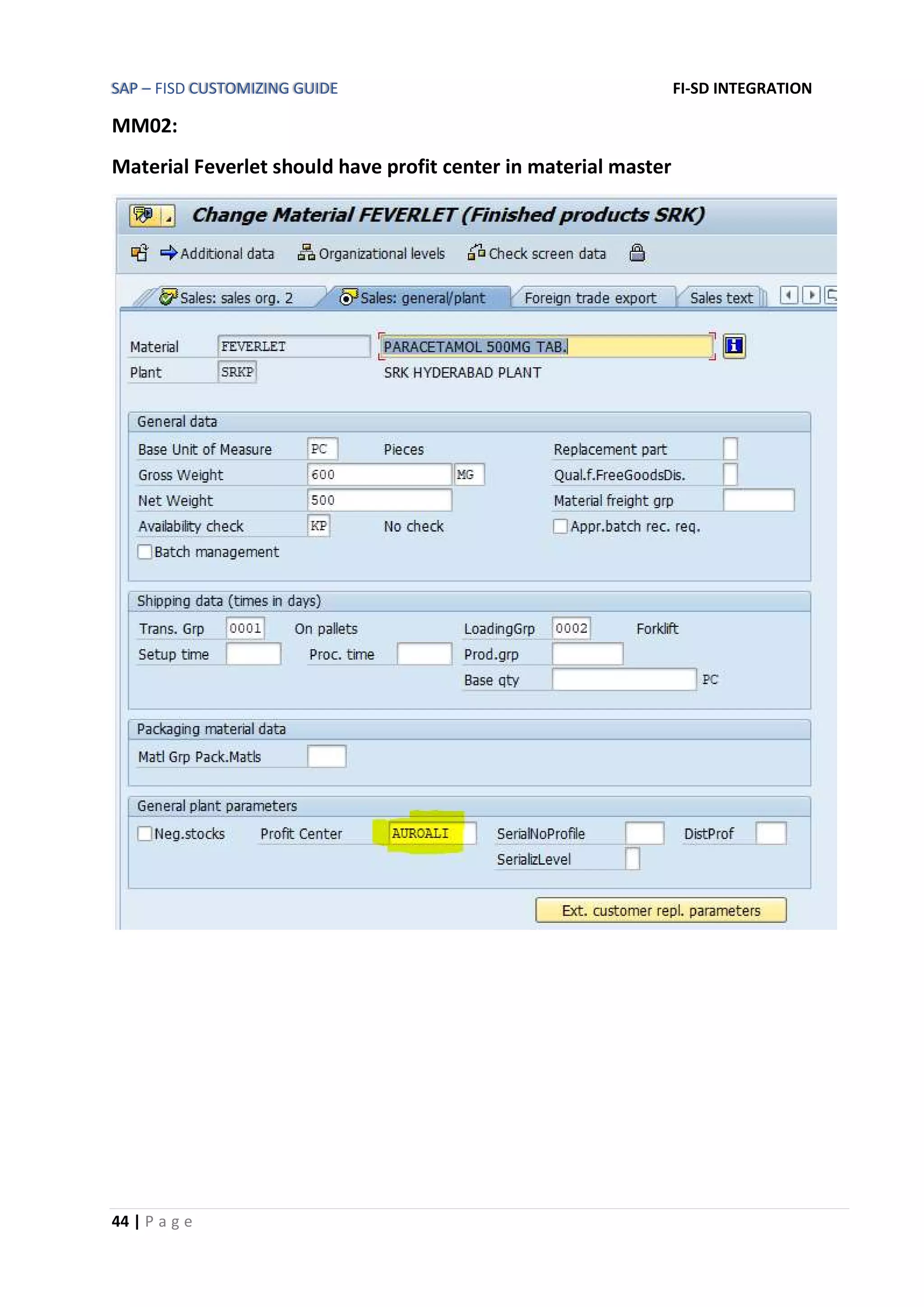 Fi sd integration with copa | PDF