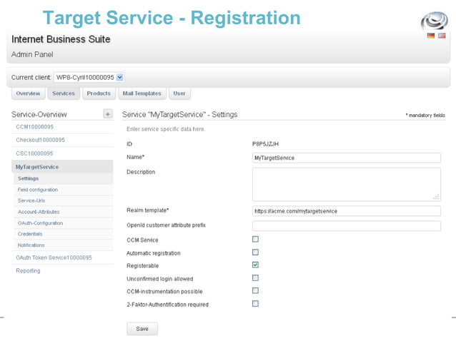FI-WARE Access Control GE (Part 3) – IdM OAuth Setup & Interfaces | PPT