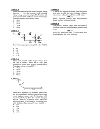 SOAL FISIKA : Fi 2005 | PDF
