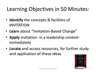 Invitation as Leadership art - Agile israel 2016 Daniel Mezick | PPT