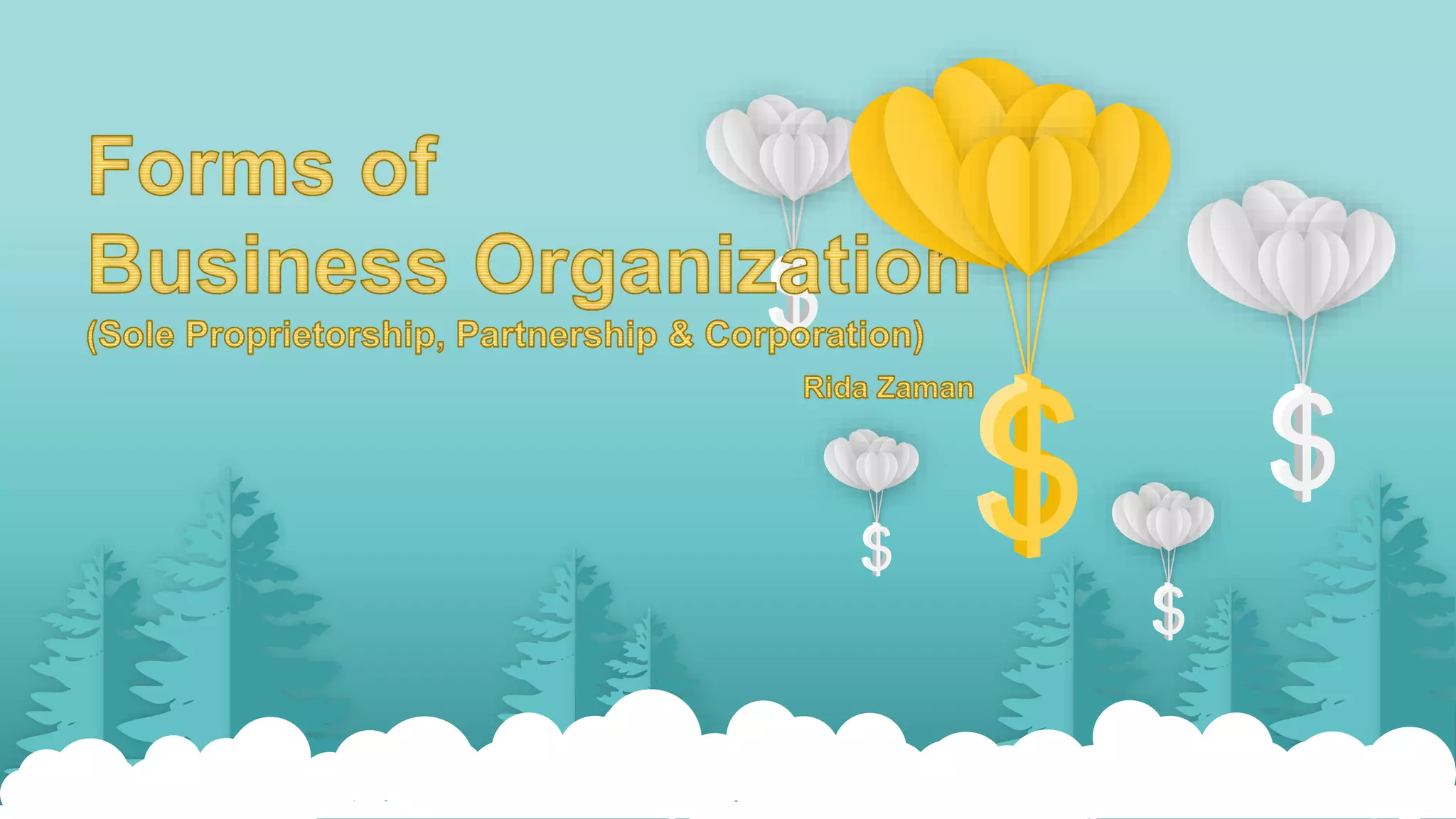 Forms of Business Organization | PPT