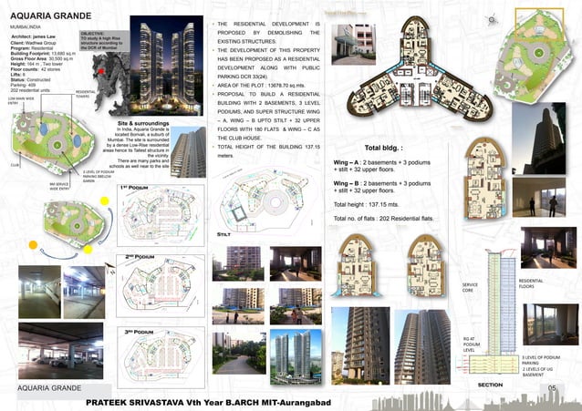 Mumbai High Rise Buildings Case studies of Kohinoor Square, Aquaria ...