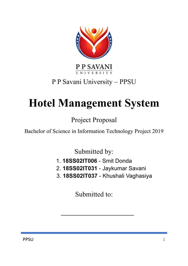 Hotel Management System final report | PDF