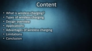 Wireless Charging | PPT