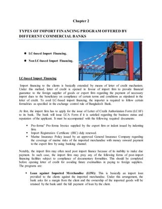 Import Financing Problem in Bangladesh | PDF