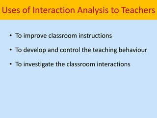 Flanders Interaction Analysis System | PPTX