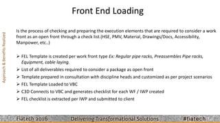Fiatech 2016 - Advanced Work Packaging: from Theory to Practice | PPTX