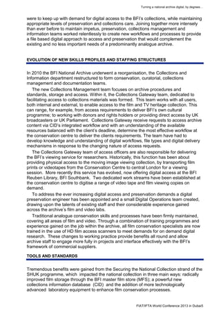 TURNING A NATIONAL ARCHIVE DIGITAL, BY DEGREES… | Charles FAIRALL ...