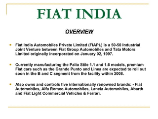 Fiat India | PPT