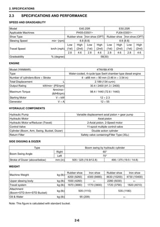 Fiat kobelco e50.2 sr mini crawler excavator service repair manual | PDF