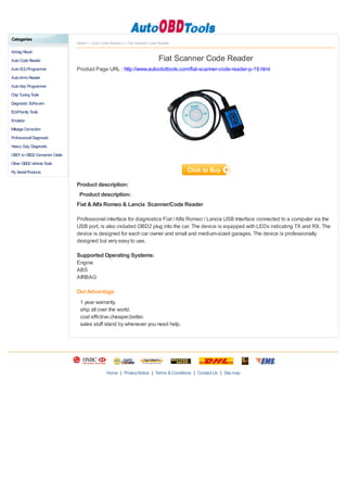 Fiat scanner code reader | PDF