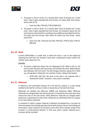 FIBA 3x3 Statisticians Manual | PDF