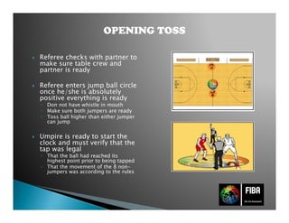 FIBA 2 Person Mechanics Presentation | PDF