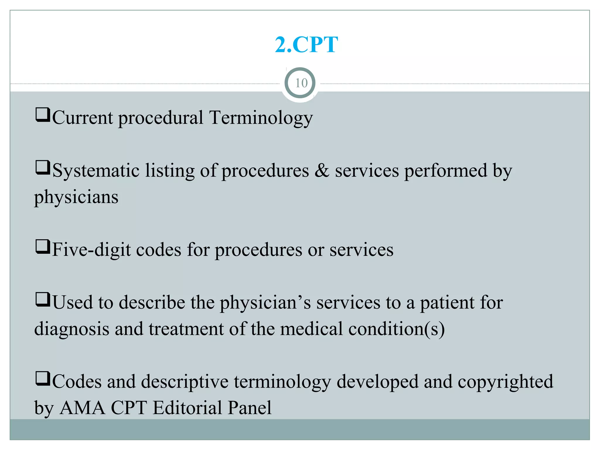 MEDICAL CODING | PPT