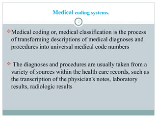 MEDICAL CODING | PPT