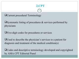 MEDICAL CODING | PPT