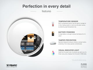 Fibaro Flood Sensor presentation | PPT