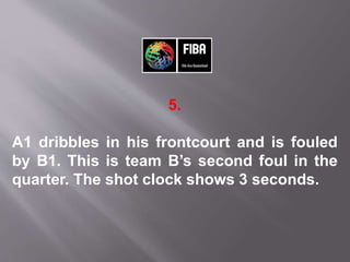 FIBA SHOT CLOCK REVIEW QUESTIONS | PPT