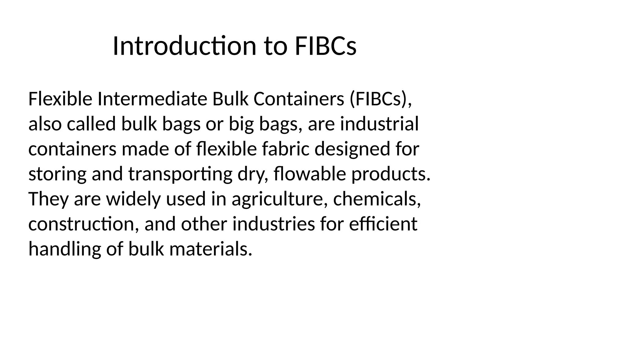 FIBC Types by Disha Jute – Comprehensive Guide to Flexible Intermediate ...