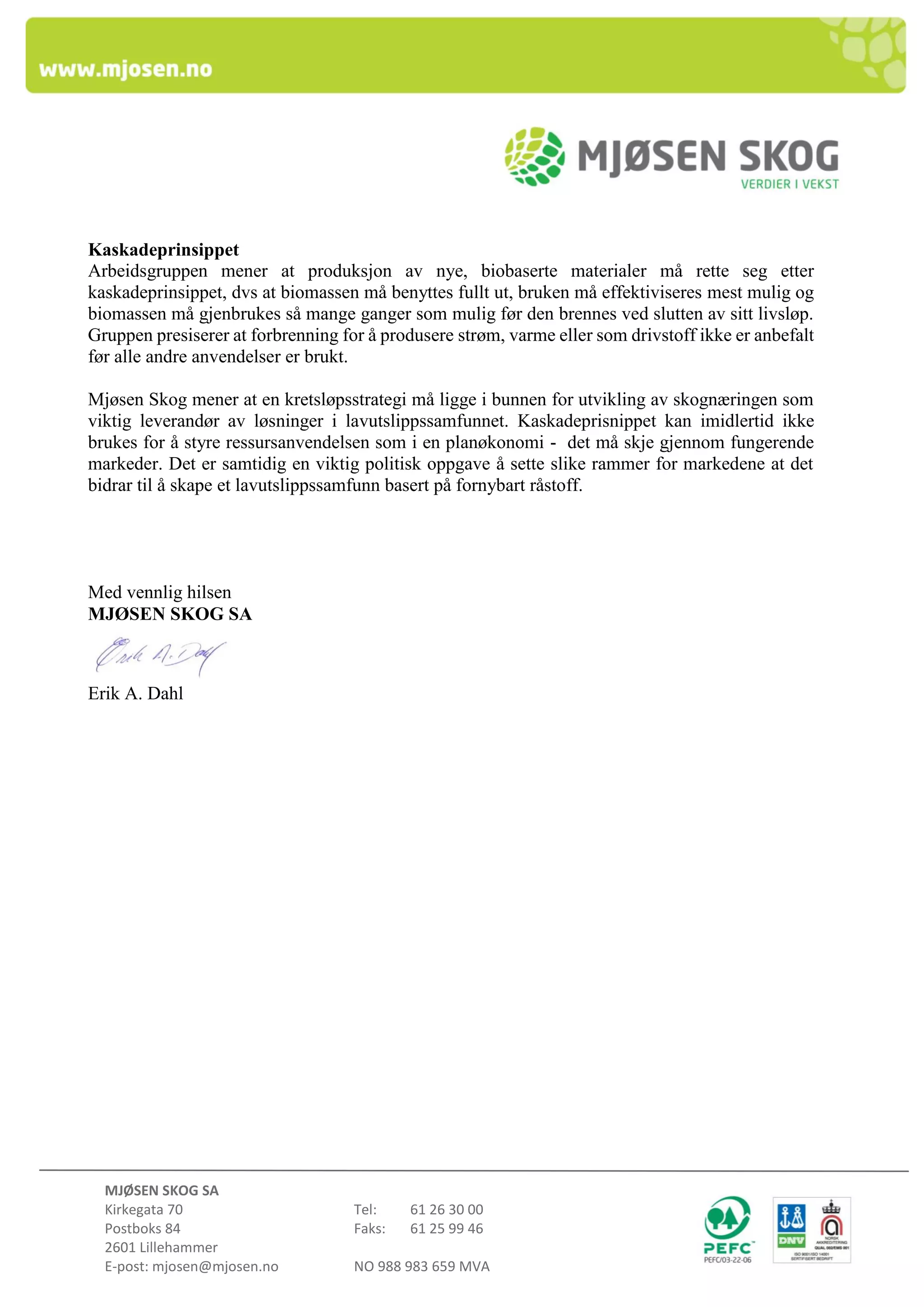 Fiber. mjøsen skog | PDF