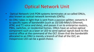 Passive Optical Network (PON) By Muscab and Abdirizak | PPT