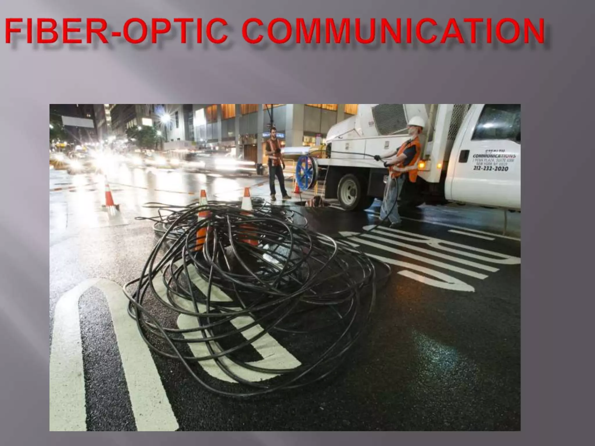 Fiber optic communication | PPTX